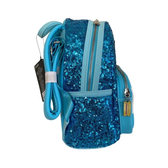 Loungefly | Bags | Loungefly Disney Dumbo Blue Sequins Mini Backpack ...
